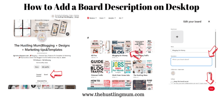 How To Write A Pinterest Board Description To Get More Clicks Throughs ...
