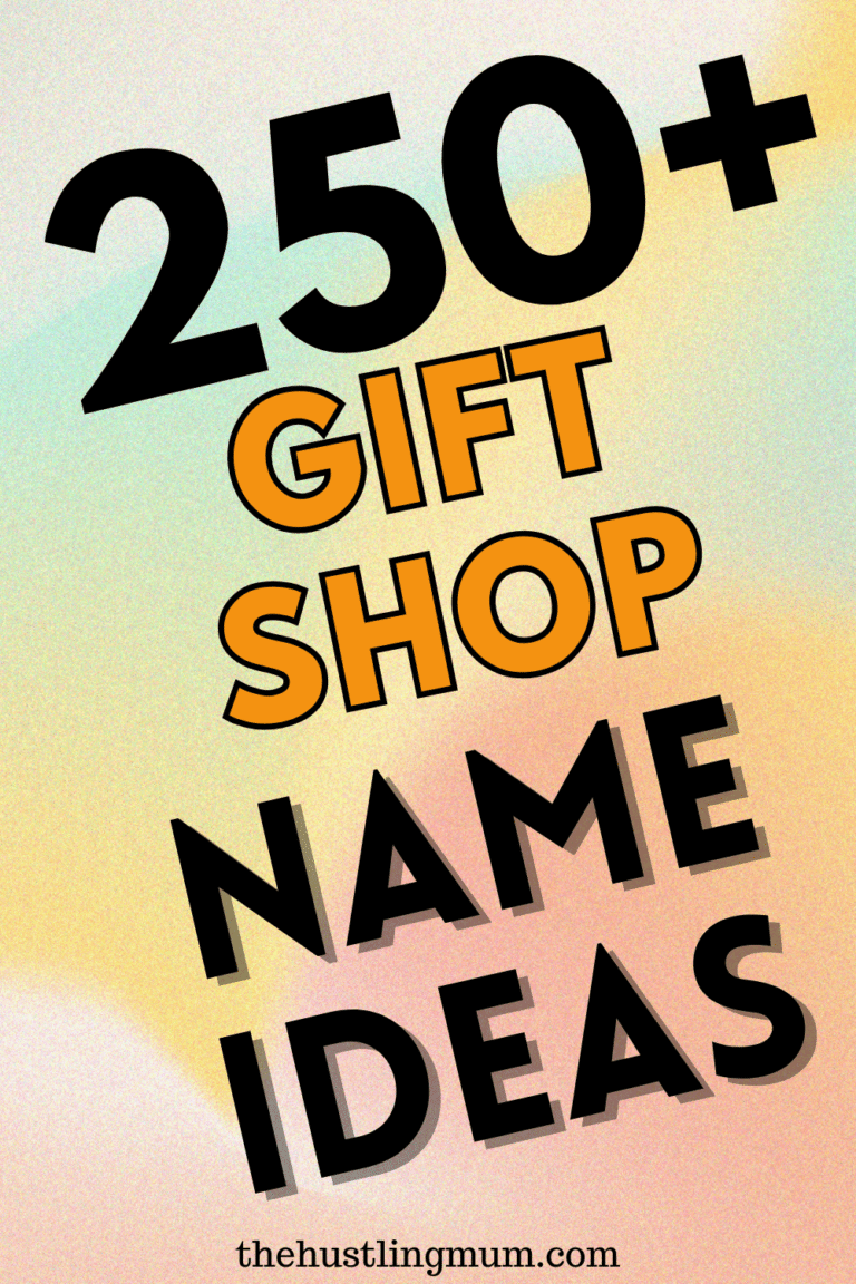 Creative & Catchy Gift Shop Names To Inspire Your Brand » The Hustling Mum