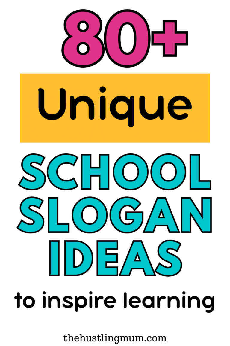 Catchy School Slogans To Inspire Learning » The Hustling Mum