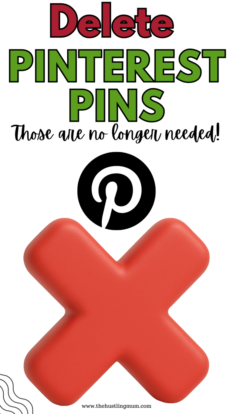 How To Delete Pinterest Pins To Keep Your Account Clean » The Hustling Mum